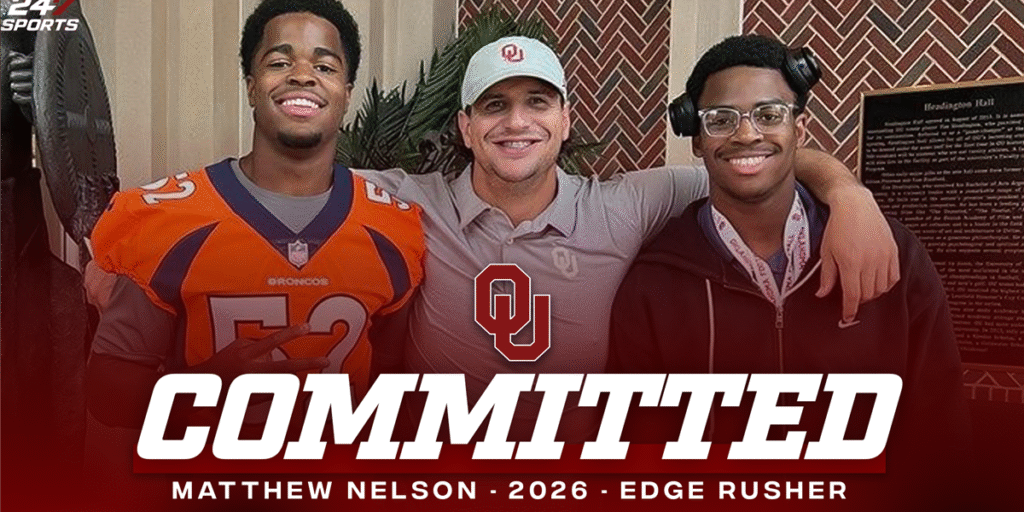 BREAKING: Three-Star Defensive End Matthew Nelson Commits to Oklahoma ...