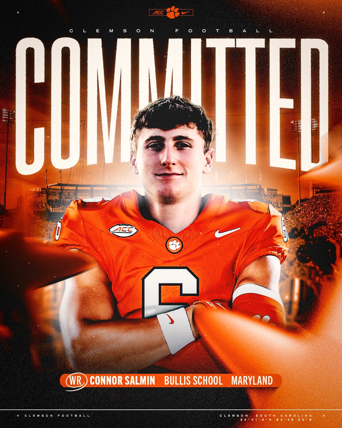 BREAKING: Four-Star WR Salmin Commits to Clemson, Choosing Tigers Over ...